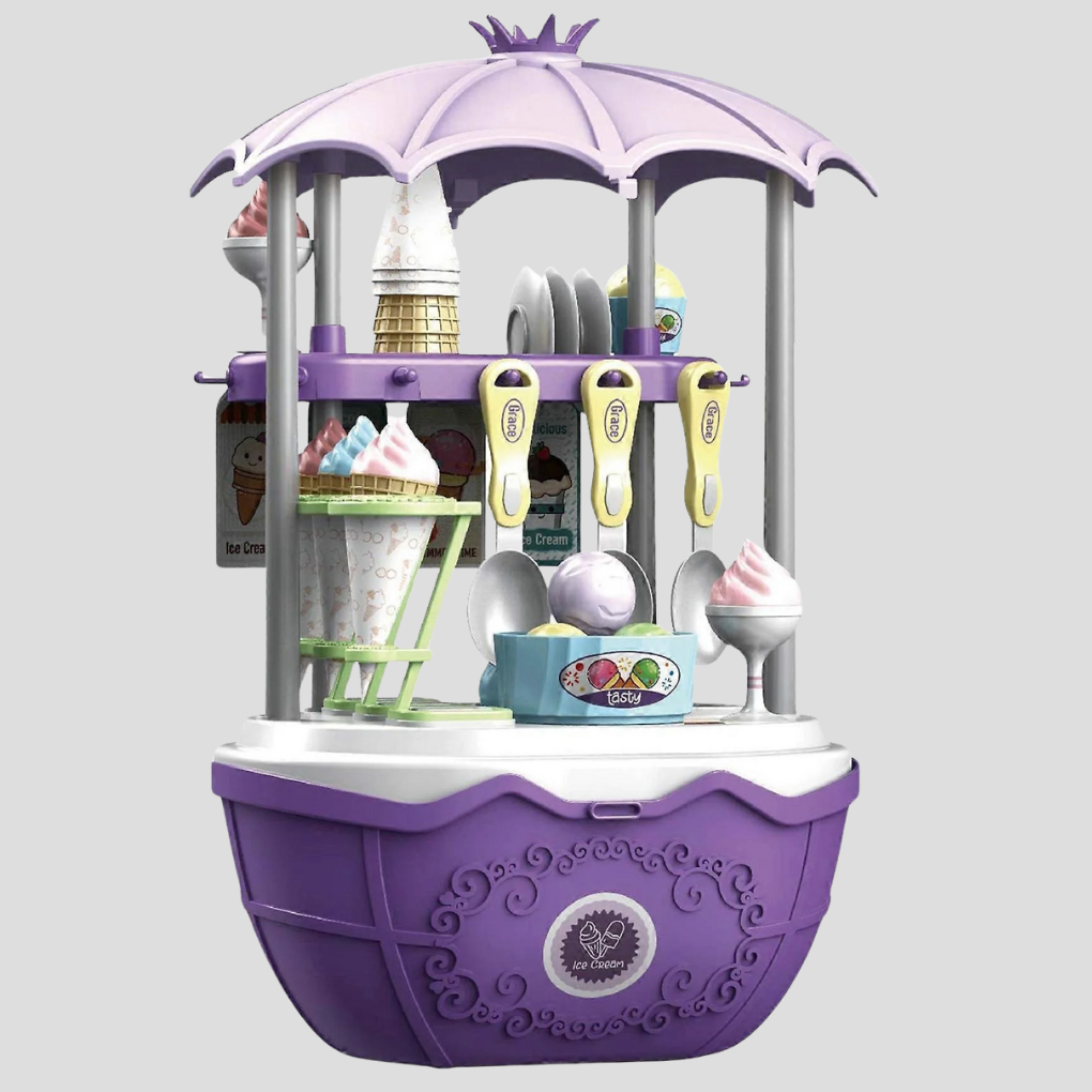 Toy Ice Cream Cart with Accessories – Velorea & Co.